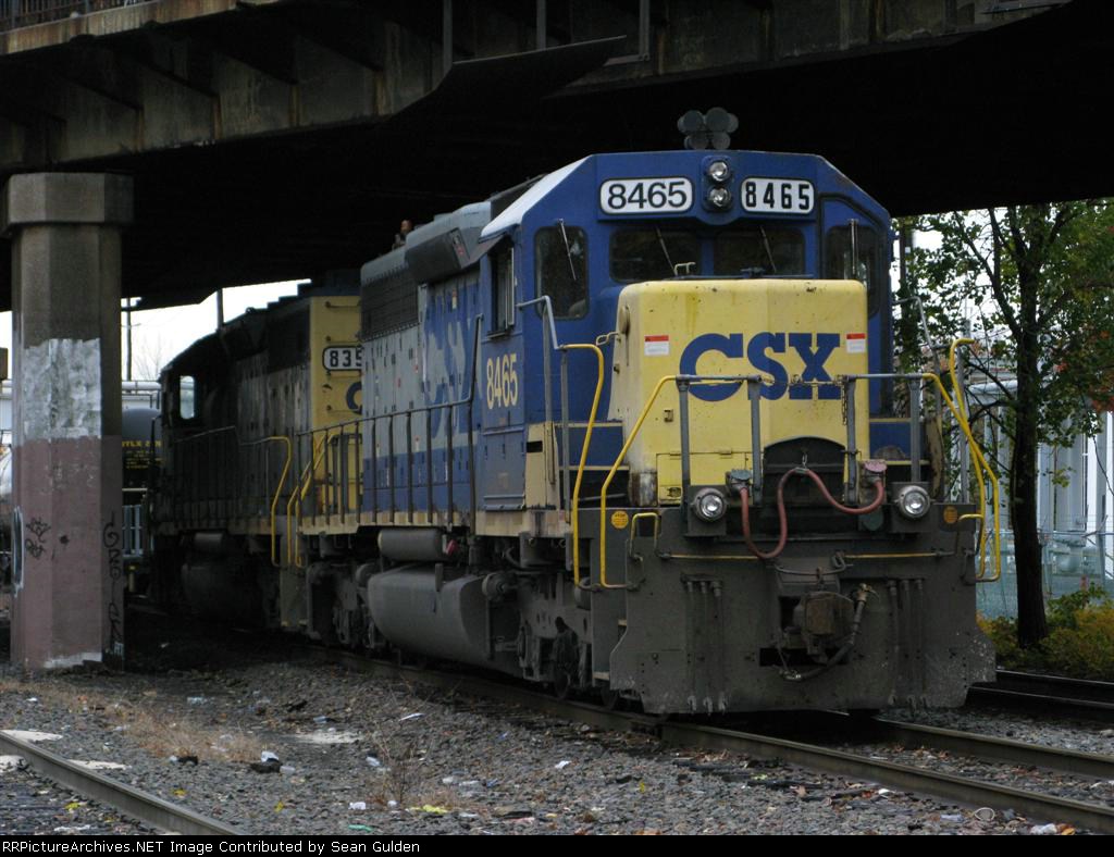 CSXT EMD SD40-2's 8465 & 8350